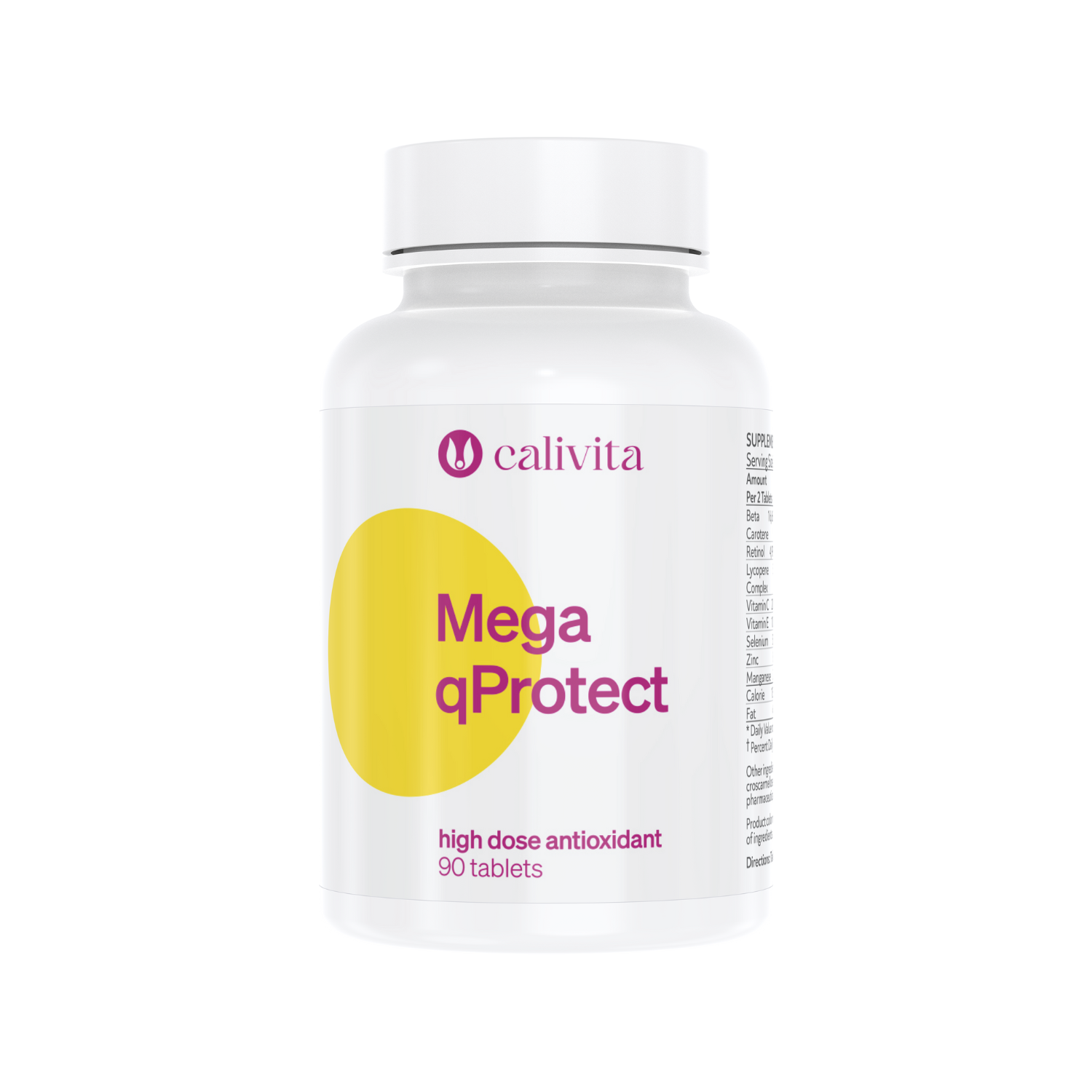 Calivita Mega qProtect - High-Dose Antioxidant (90 Tablets) – Vitalaum
