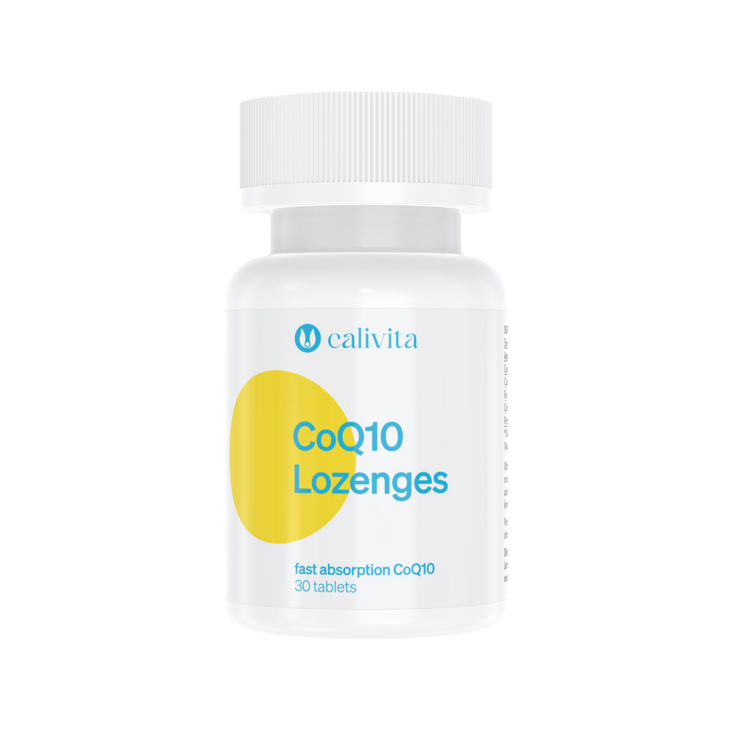 Calivita CoQ10 Sublingual - Lemon Flavour Antioxidant (30 Tablets ...